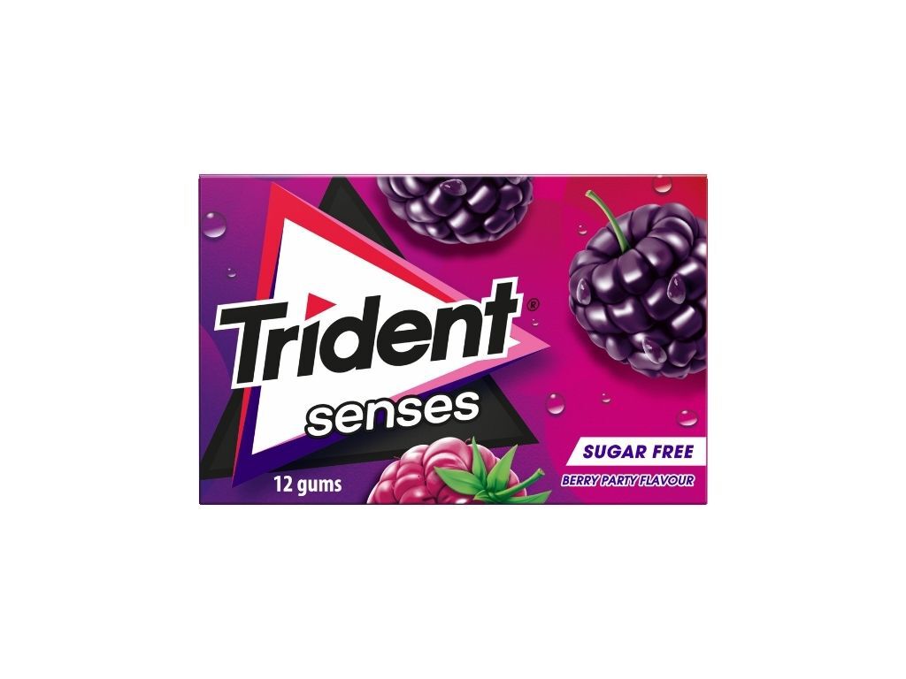 Pastilhas Trident Elásticas Senses Berry 23g | Auchan