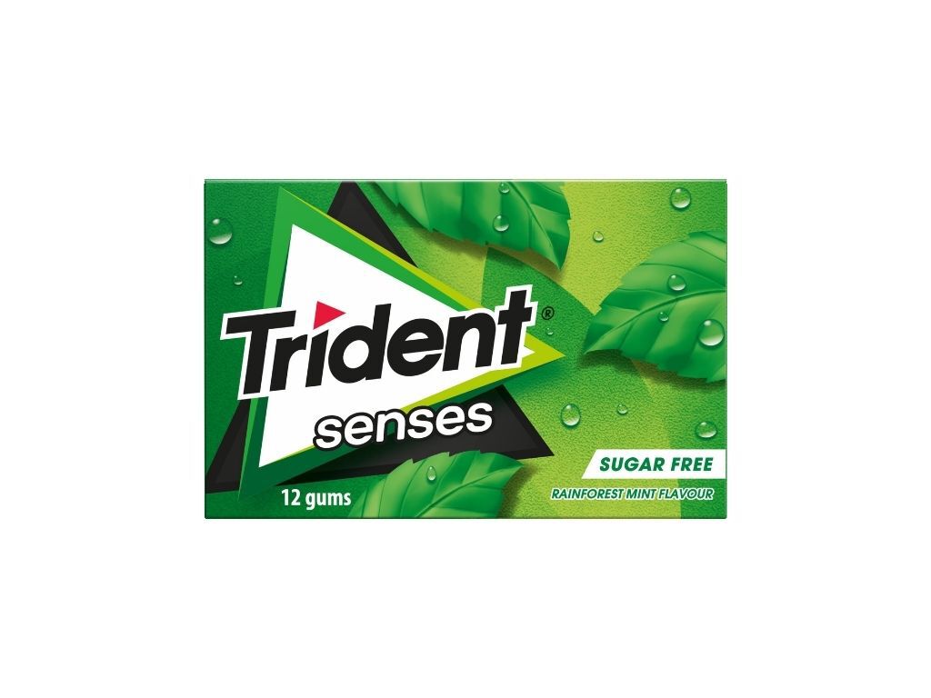 Pastilhas Trident Elásticas Senses Spearmint 23g | Auchan