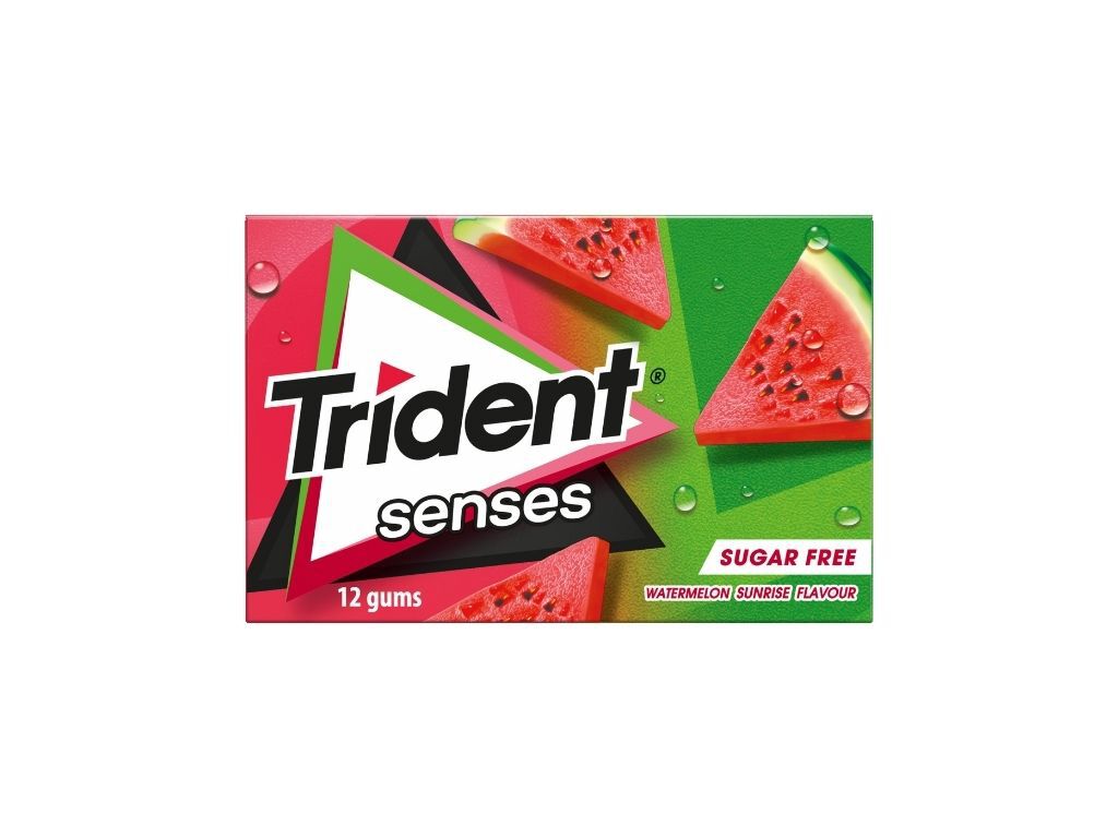 Pastilhas Trident Elásticas Senses Watermelon 23g | Auchan