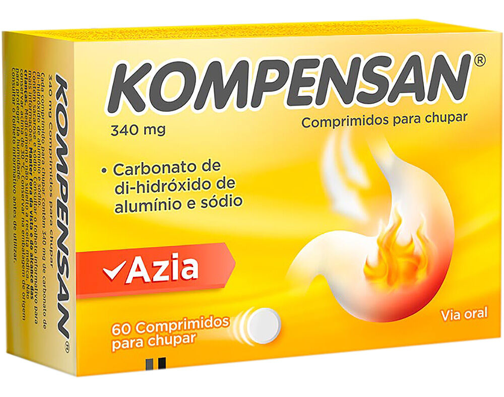 Comprimidos Kompensan 340mg 60un | Auchan