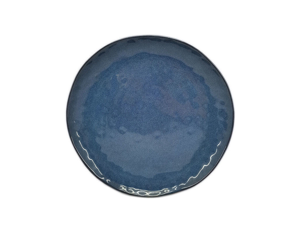 Prato Raso Ocean Actuel Azul Grés Ø28 Cm | Auchan