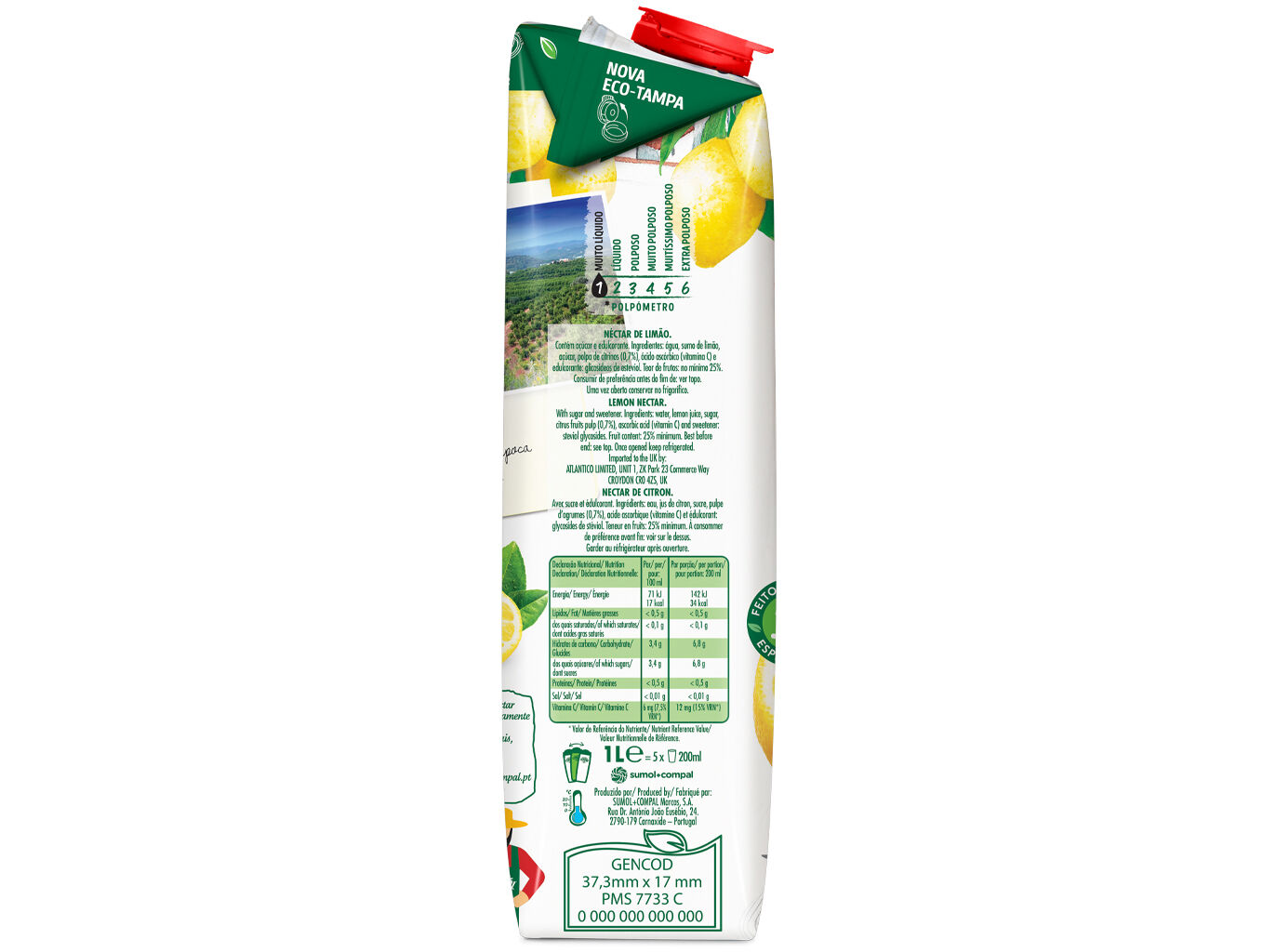 Néctar Compal Origens Limão Algarve 1l | Auchan