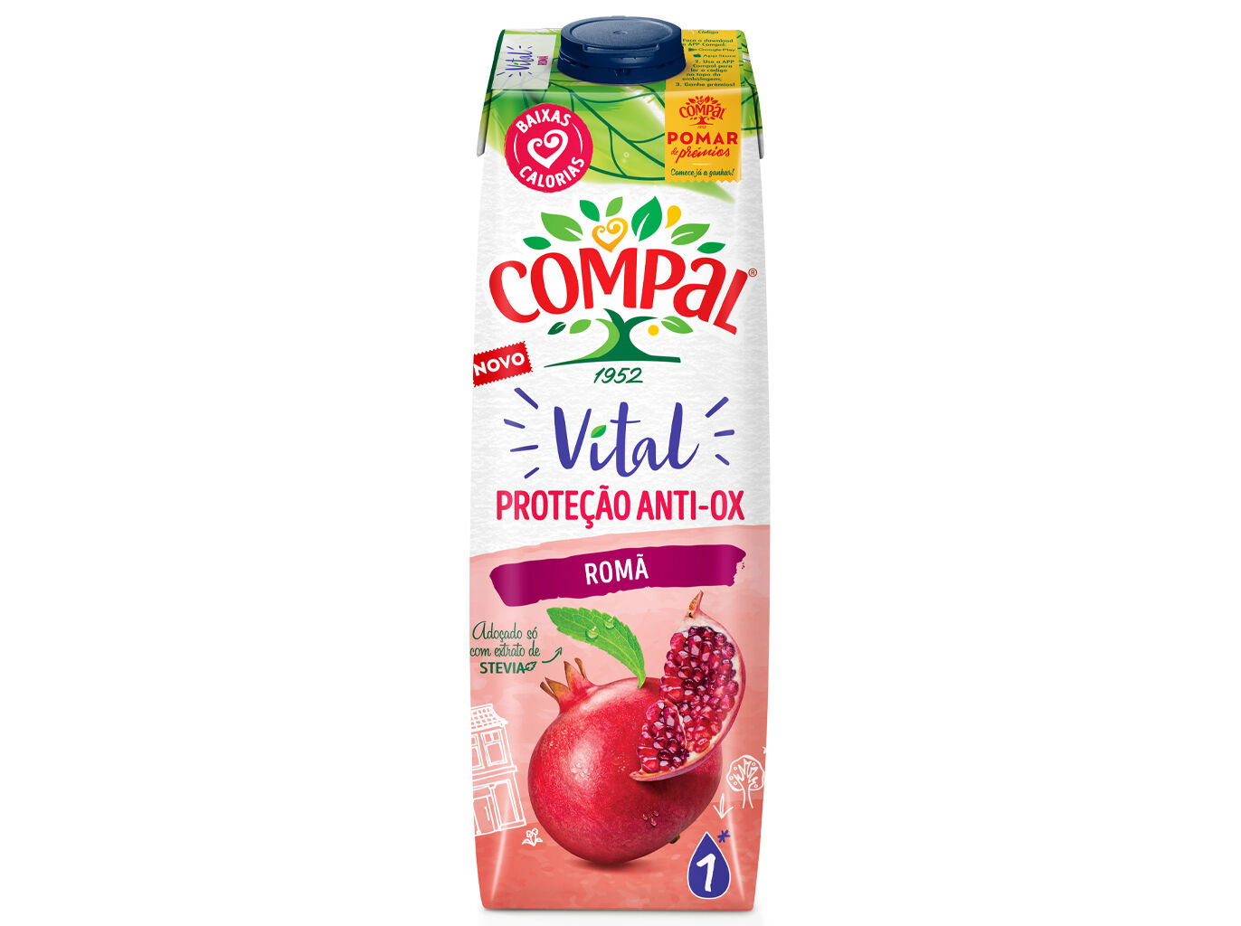 Néctar Compal Vital Romã 1l | Auchan