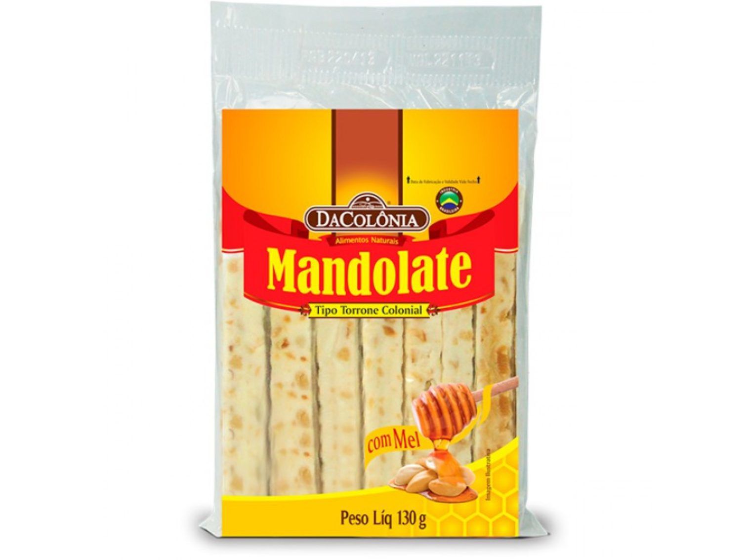 Mandolate Dacolônia Com Mel 130g | Auchan