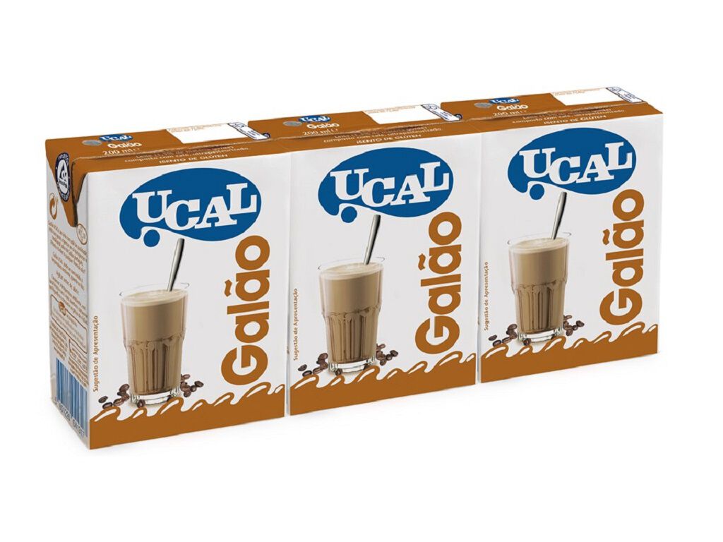 Galão Ucal Leite Com Café 3x200ml | Auchan