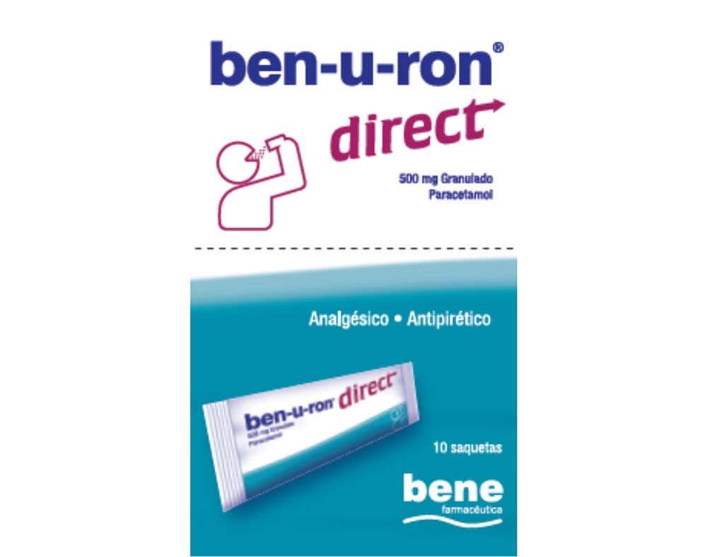 Granulado Ben-u-ron Direct 500mg Saquetas 10un | Auchan