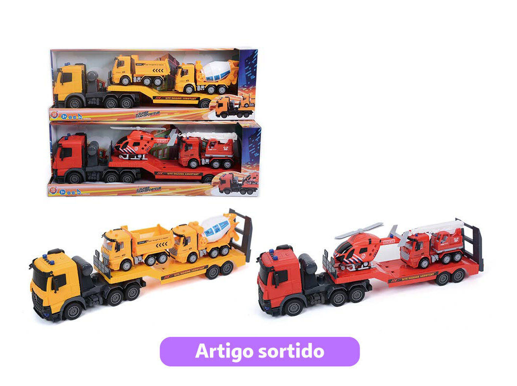 Mega Veiculo One Two Fun Sortido Set 3 Peças Modelos Sortidos | Auchan