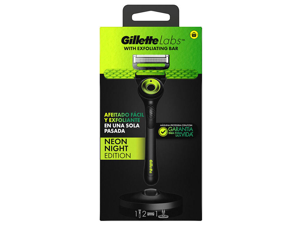 Máquina Barbear Gillette Labs Neon Night Máquina+1rec | Auchan