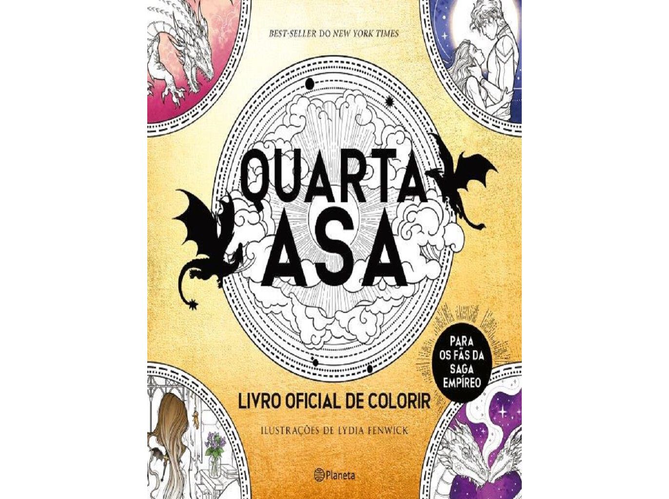 Livro A Quarta Asa - Livro Oficial De Colorir De Rebecca Yarros | Auchan