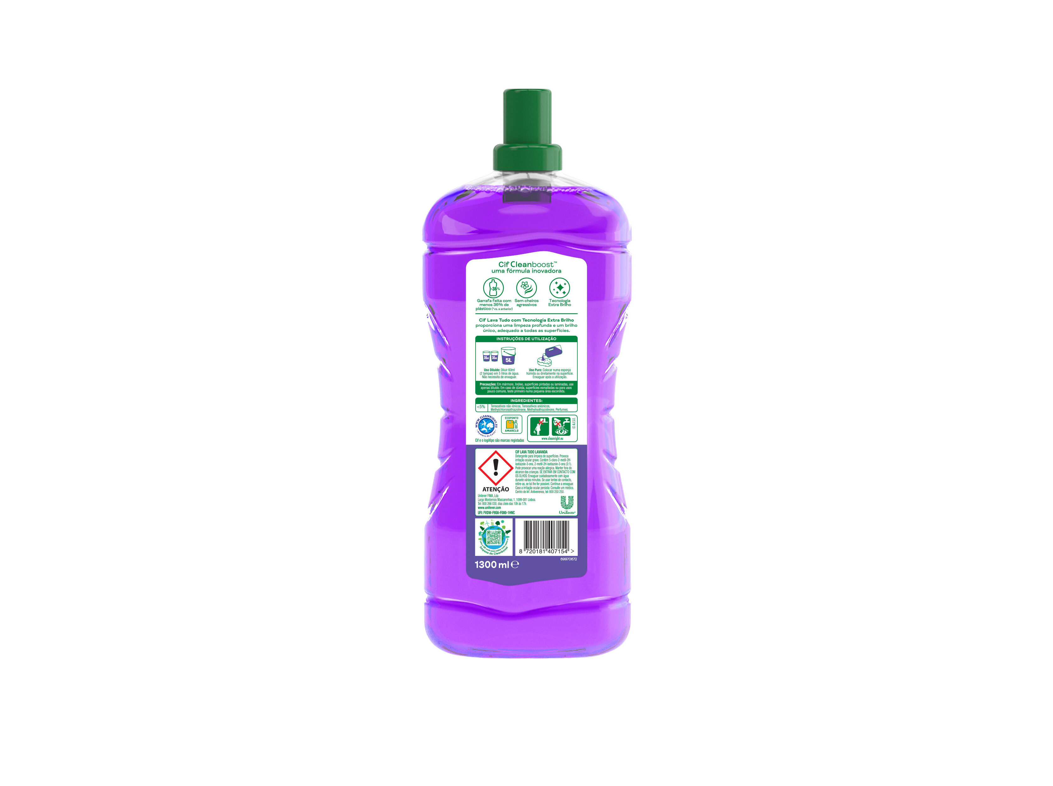 Lava Tudo Cif Líquido Lavanda 1.3l | Auchan