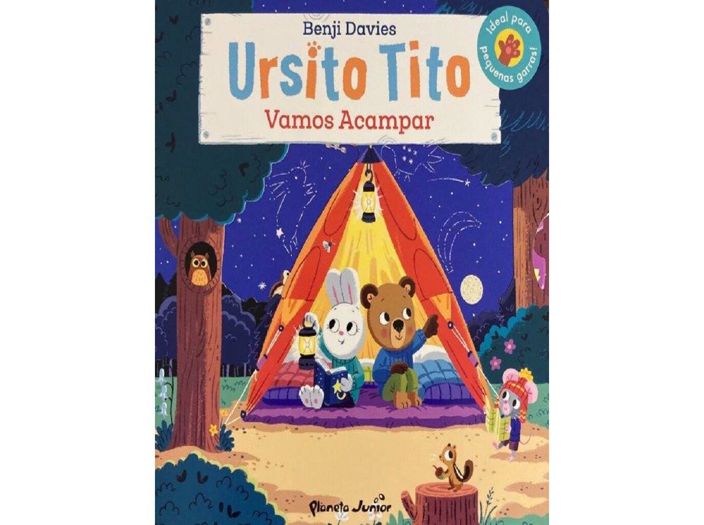 Livro Ursito Tito - Vamos Acampar | Auchan