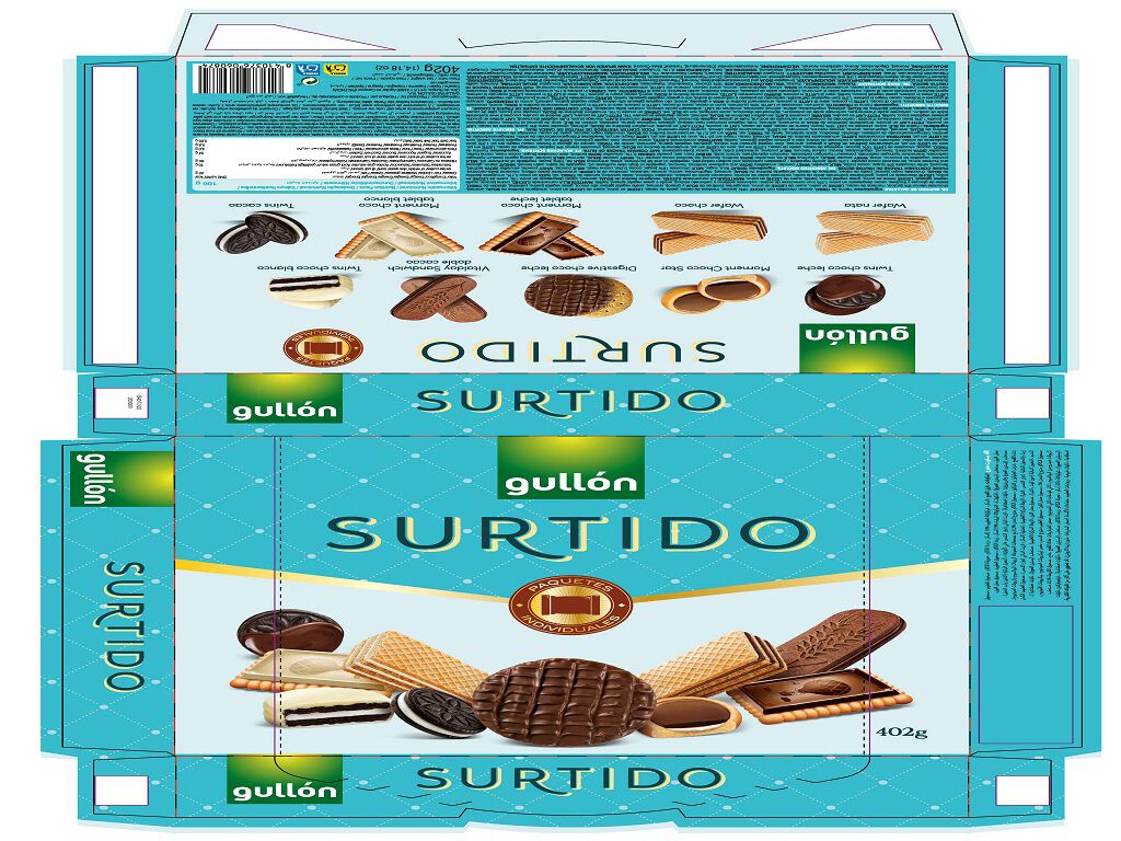 Sortido Gullon Bolachas Saquetas Individuais 402g | Auchan