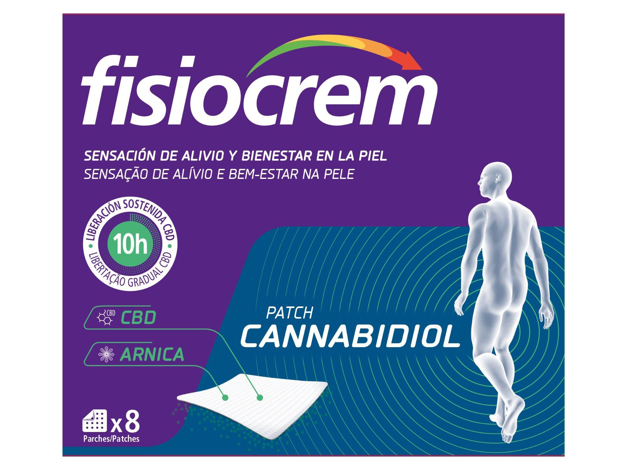 Emplastro Fisiocrem Cannabidiol 8 Un | Auchan