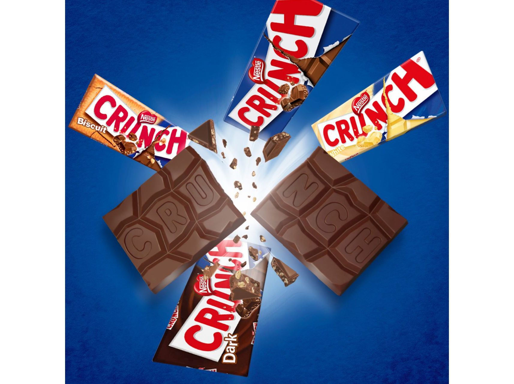 Chocolate Nestlé Crunch White 100g | Auchan