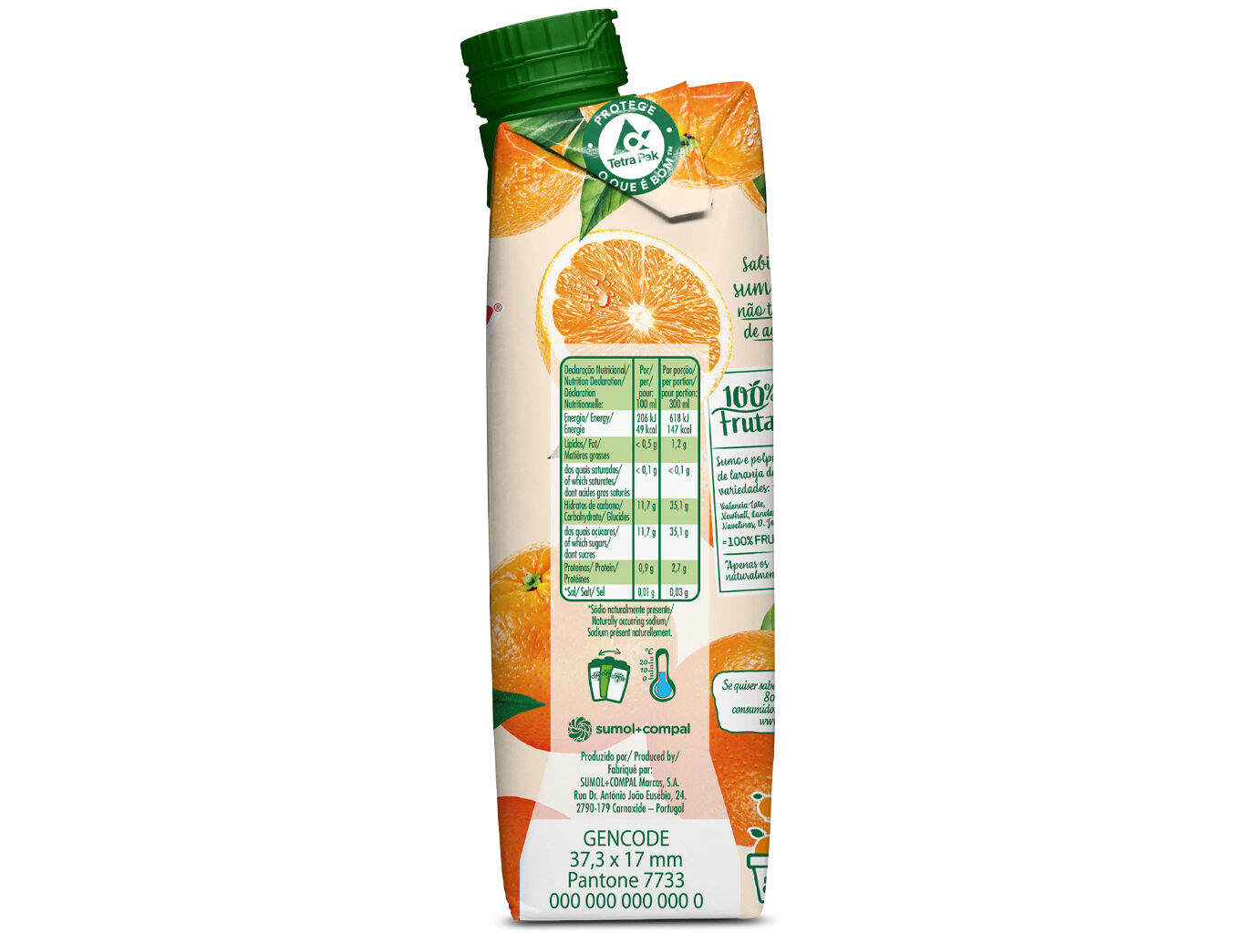 Sumo Compal 100% Laranja Espremida 300ml | Auchan