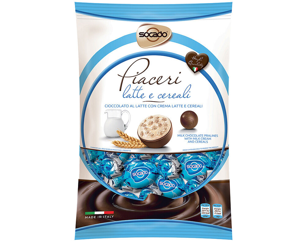 Chocolate Socado Pralinés Creme De Leite E Cereais 130g | Auchan