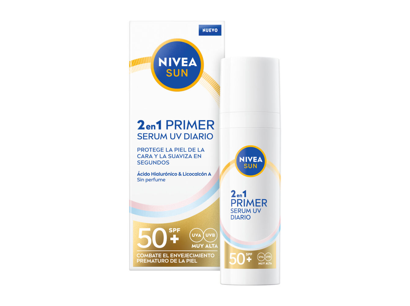 Primer Nivea Sun Fps 50+ 2em1 30ml | Auchan