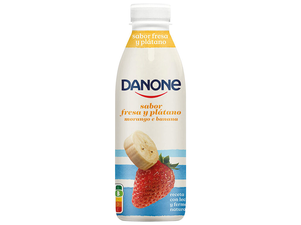 Iogurte Liquido Danone Morango Banana 550g | Auchan