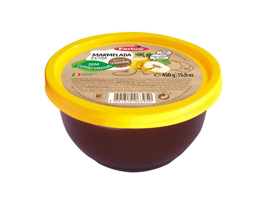 Marmelada Ferbar Sem Conservantes 450 G | Auchan