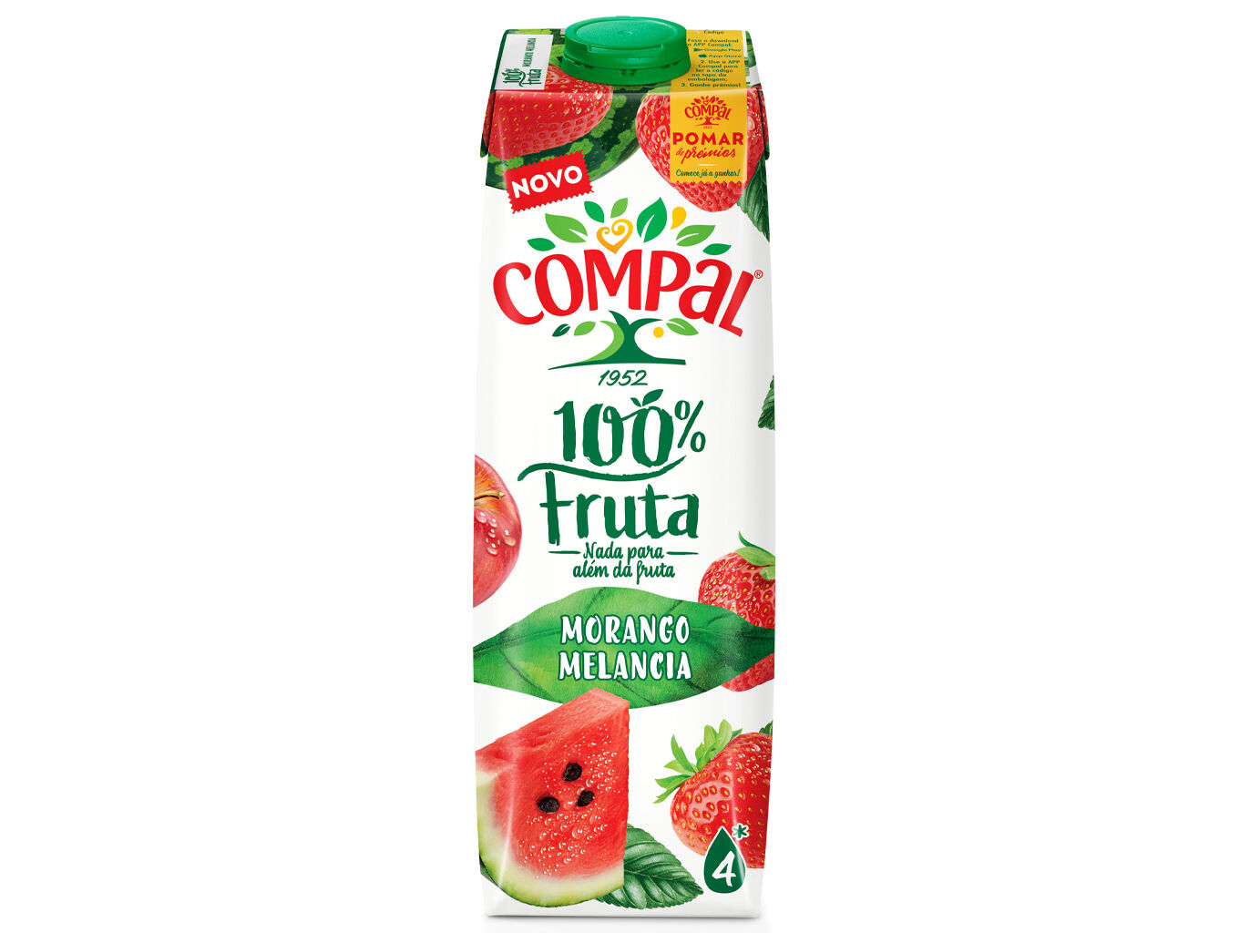 Sumo 100% Compal Morango Melancia 1l | Auchan