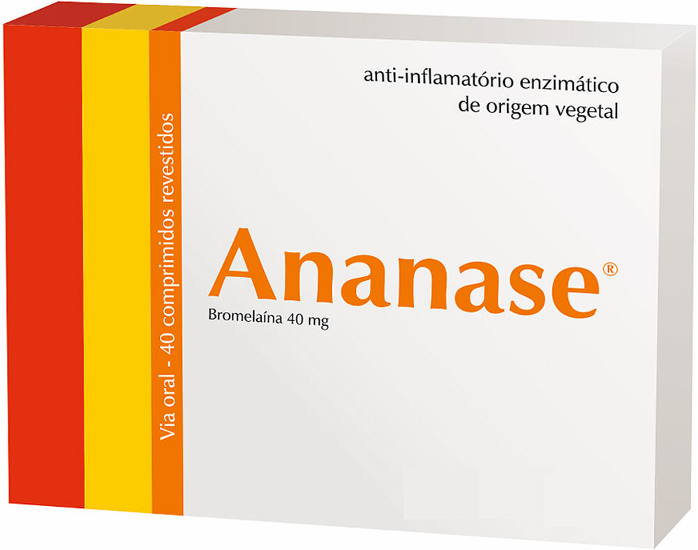 Comprimidos Ananase 40mg 40un | Auchan