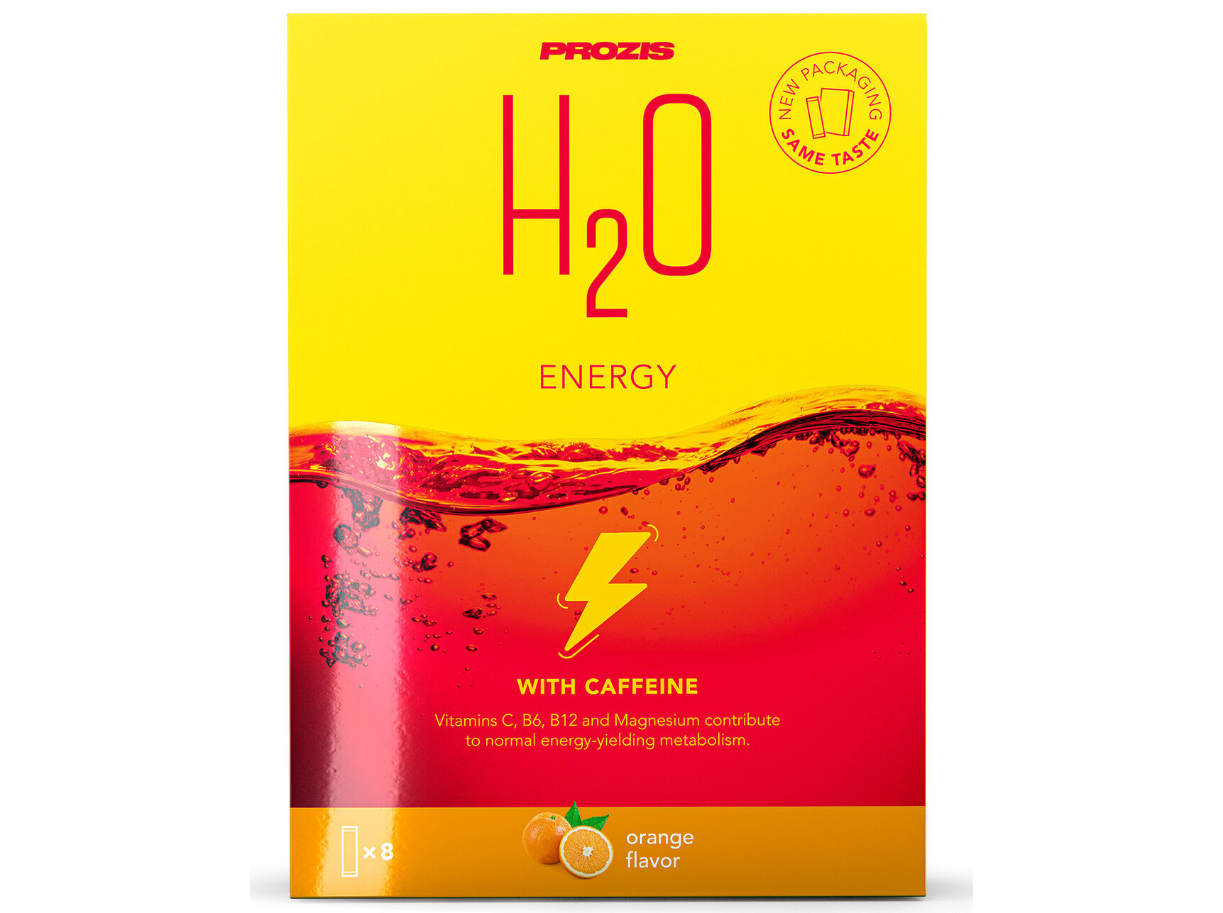 Bebida Instantanea H2o Prozis Energy Laranja 72 G ( 8x9g) | Auchan