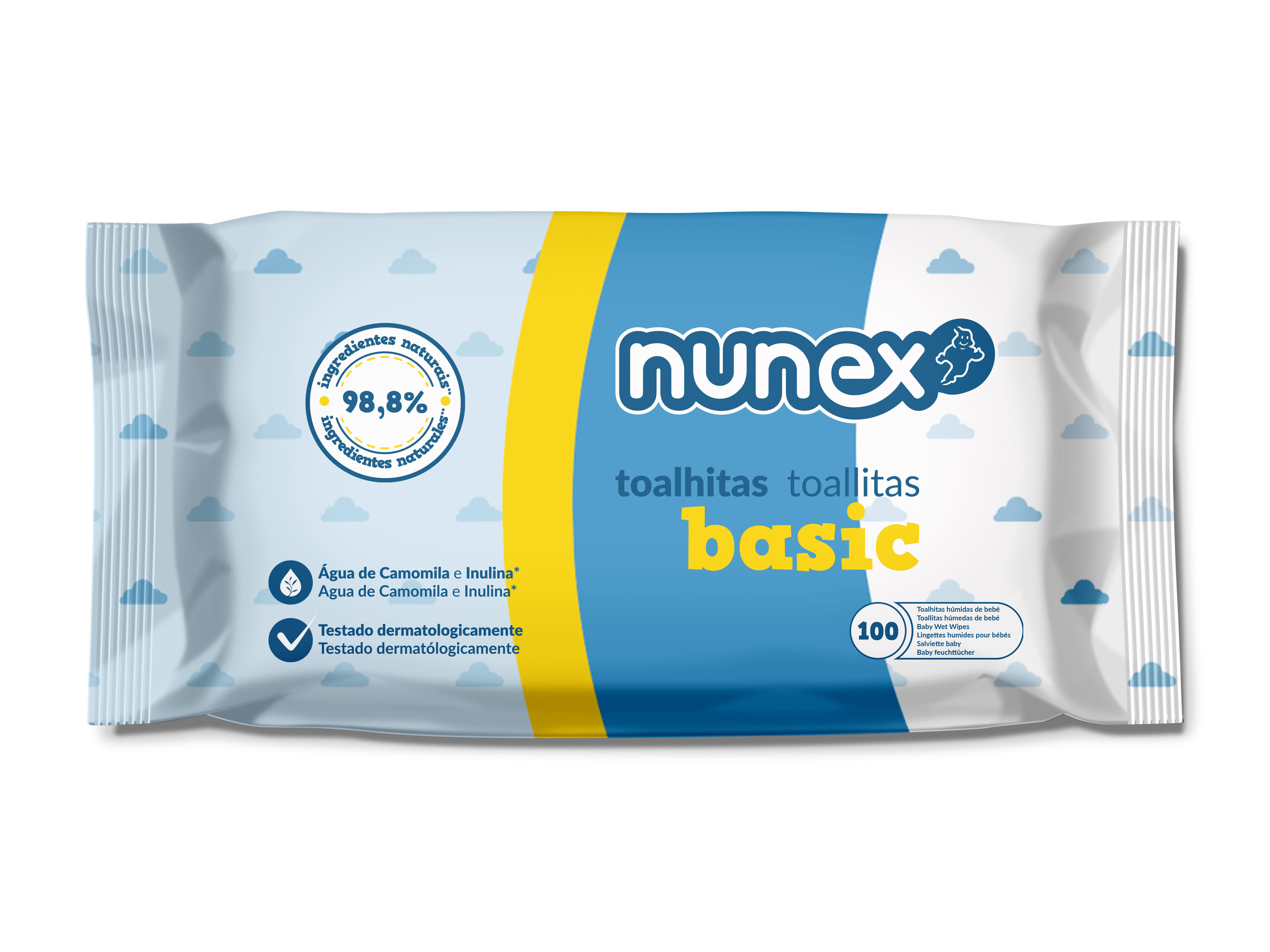 Toalhitas Nunex Basic 100 Un | Auchan