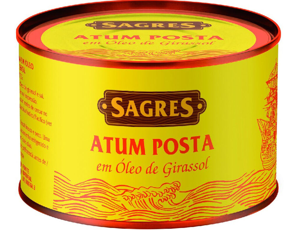 Atum Posta Sagres Em Óleo De Girassol 385(250)g | Auchan