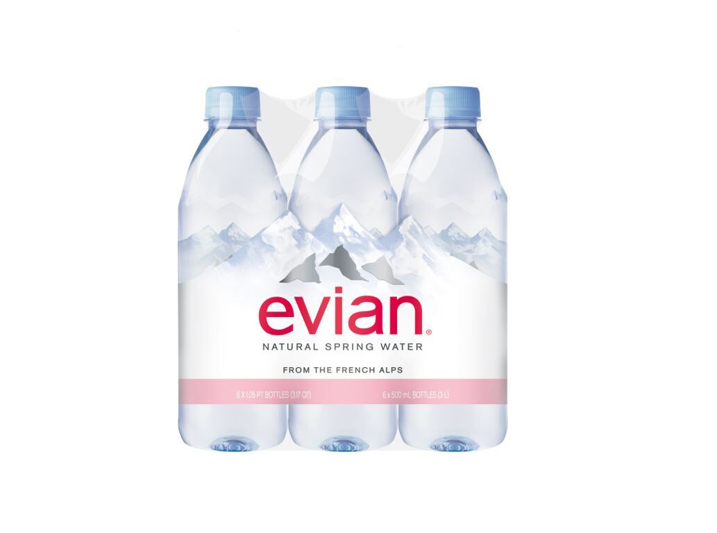 Água Evian Mineral Natural Pet 6x0.5l | Auchan
