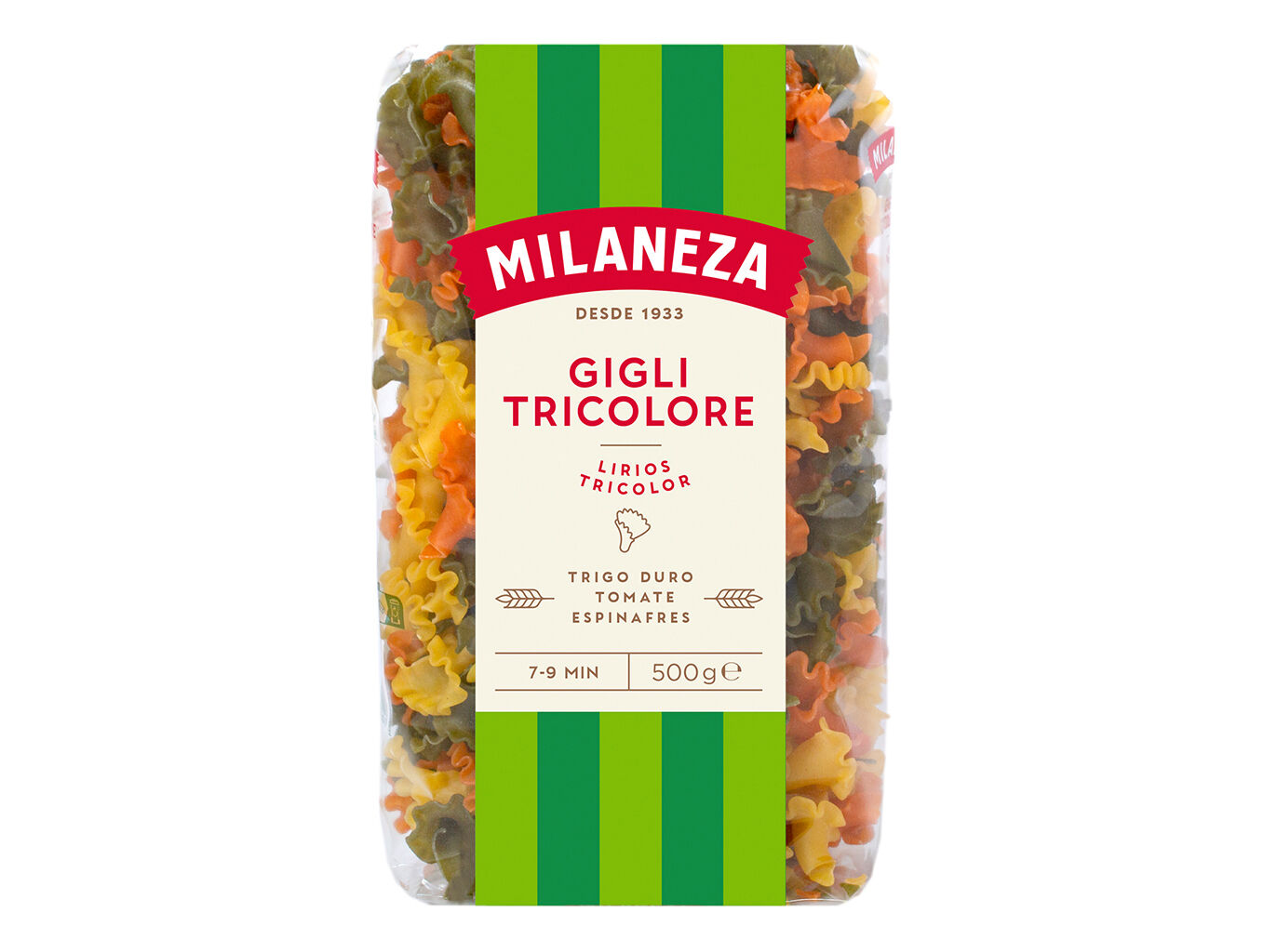 Massa Milaneza Lirios Tricolores 500g | Auchan
