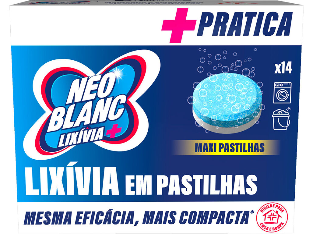Lixívia Neoblanc Tradicional Pastilhas 14un | Auchan