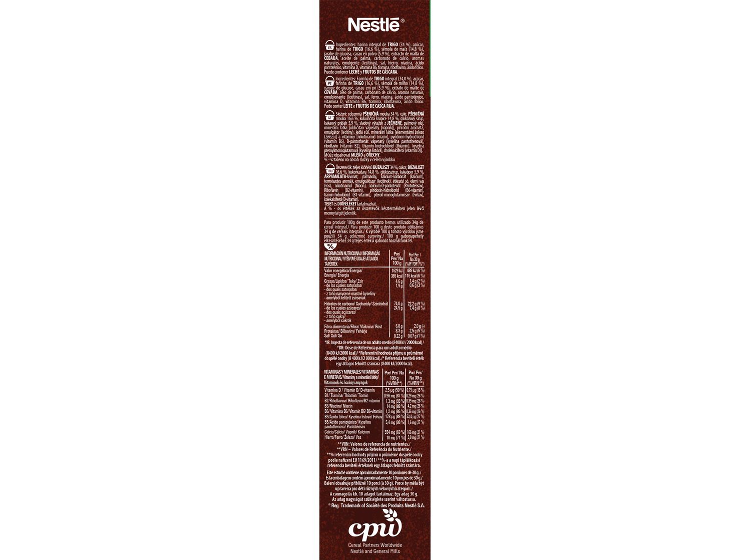Cereais Nestlé Chocapic Crunchy Brownie 300 G | Auchan