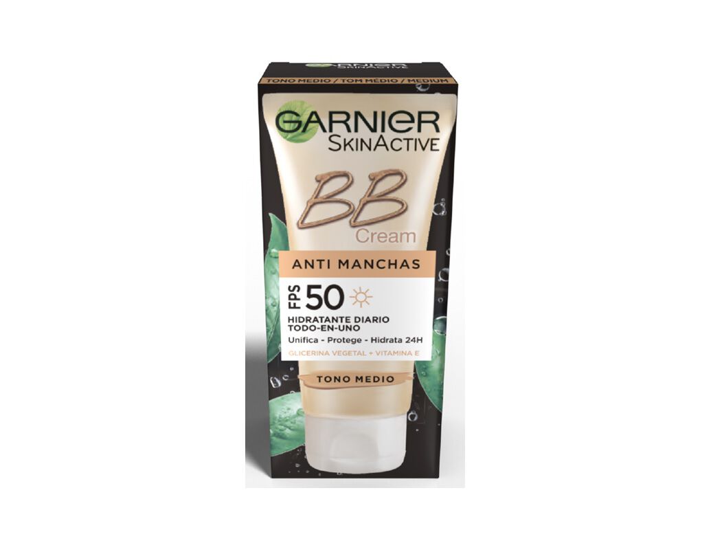 Creme Garnier De Rosto Bb Spf 50+ Tom Médio 50ml | Auchan