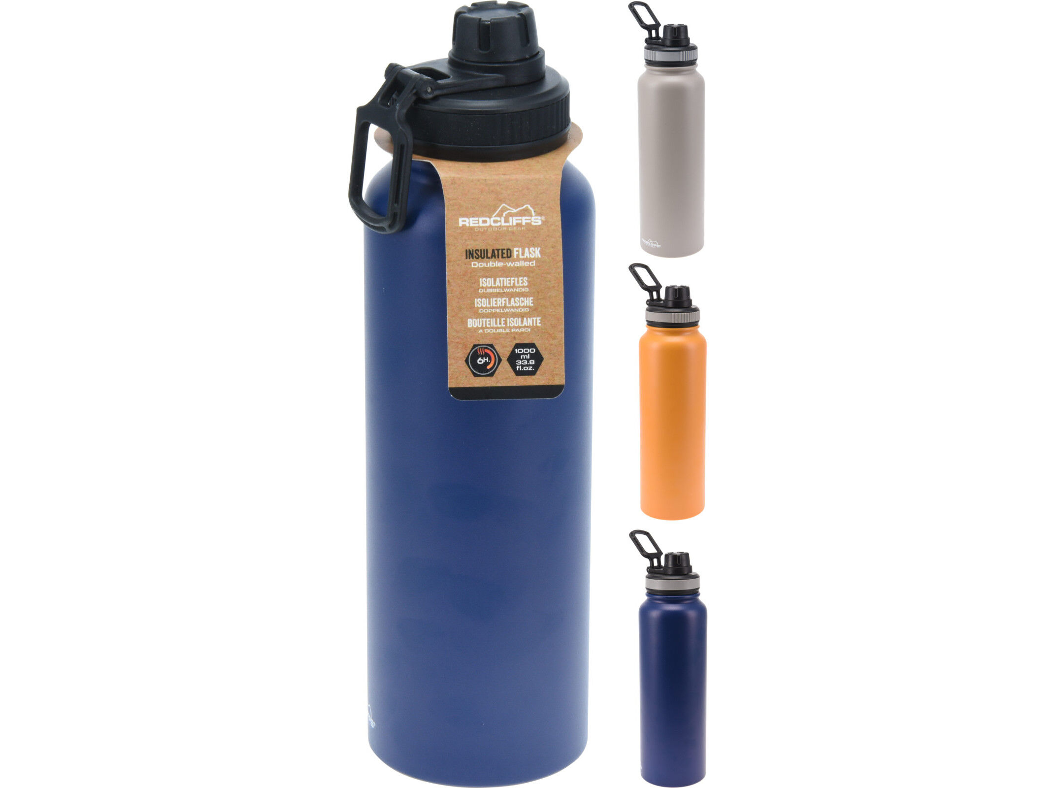 Garrafa Térmica Inox 1l Cores Sortidas | Auchan