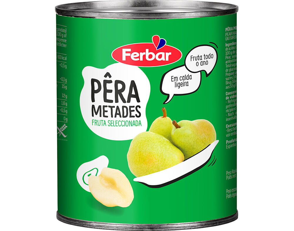 Pera Ferbar Metades 860g | Auchan