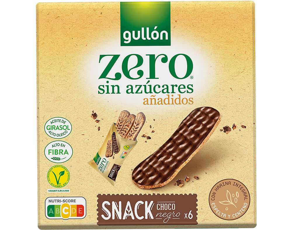 Snack Gullon Chocolate Negro Zero Sem Açúcar 150 G | Auchan