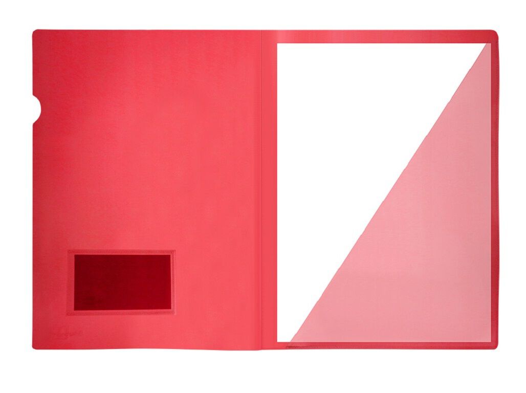 Pasta Dossier A4 Polipropileno Liderpapel Vermelho Translucido | Auchan