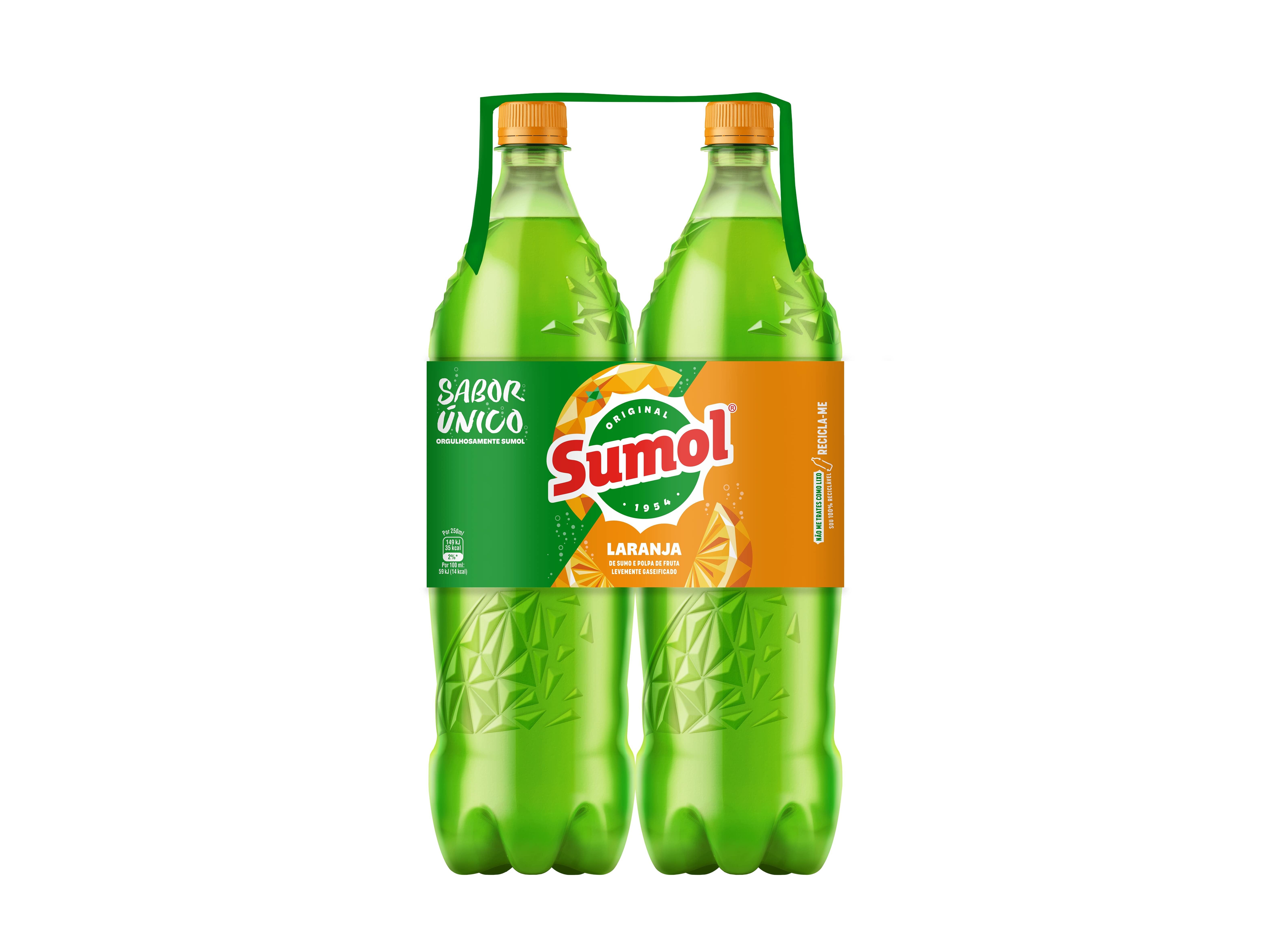 Refrigerante Sumol Com Gás Laranja 2x1.75l | Auchan