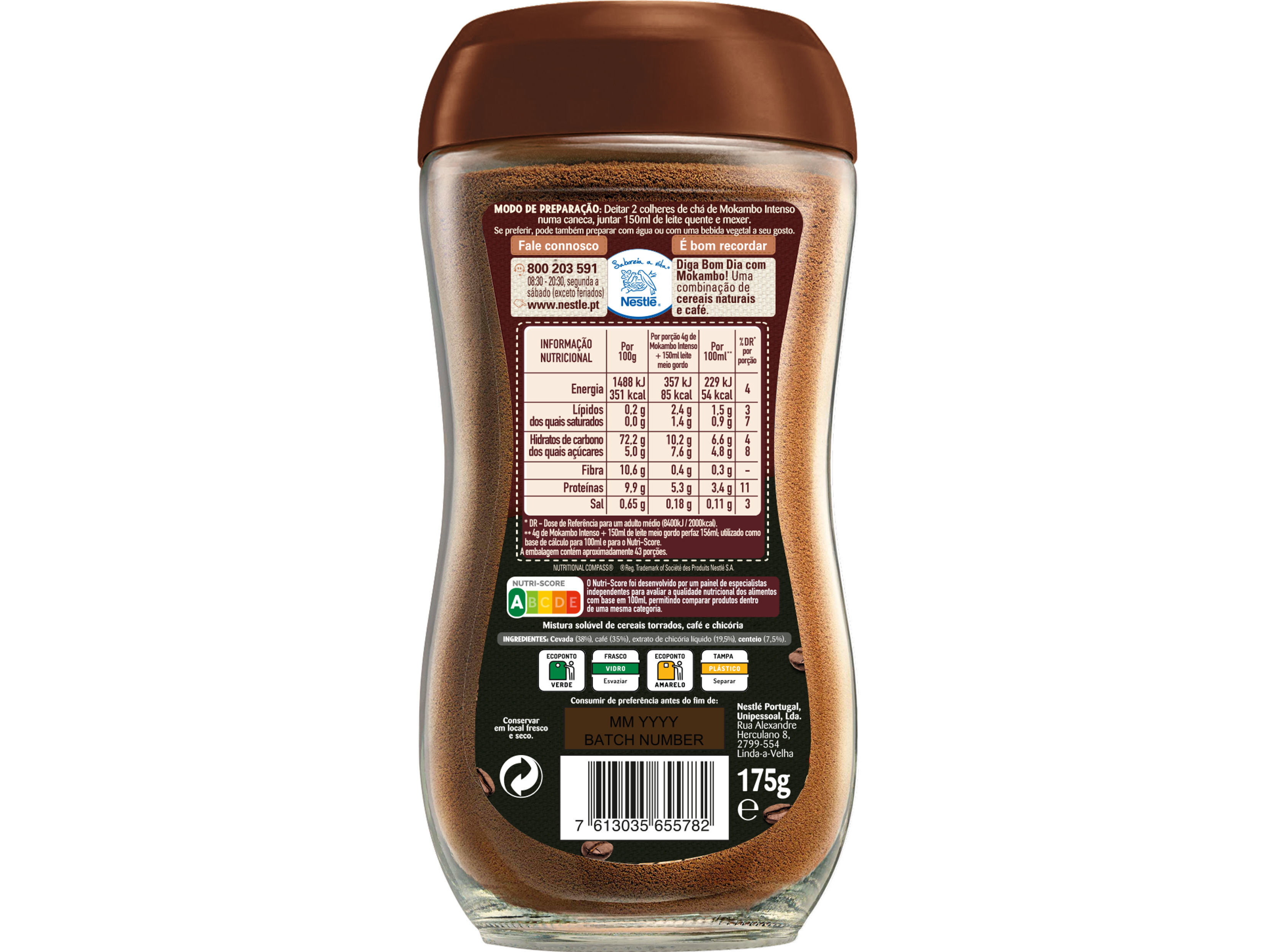 Bebida Nestlé Cereal Mokambo Intenso 175g | Auchan