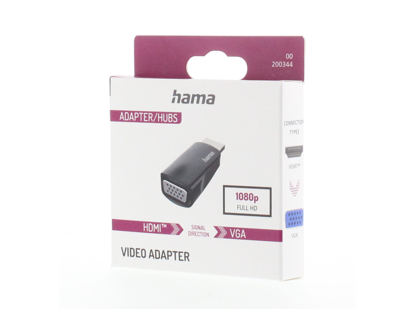 Adaptador Hama 00200344 Hdmi Vga Full Hd | Auchan