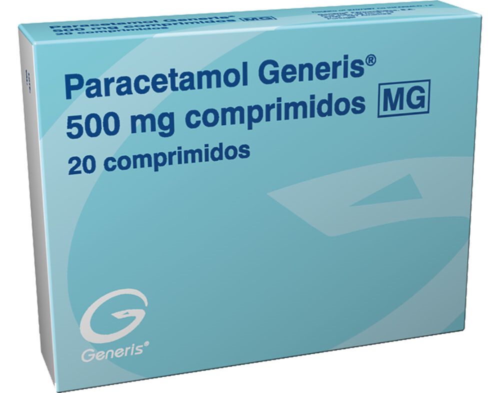 Comprimidos Generis Paracetamol 500mg 20un | Auchan