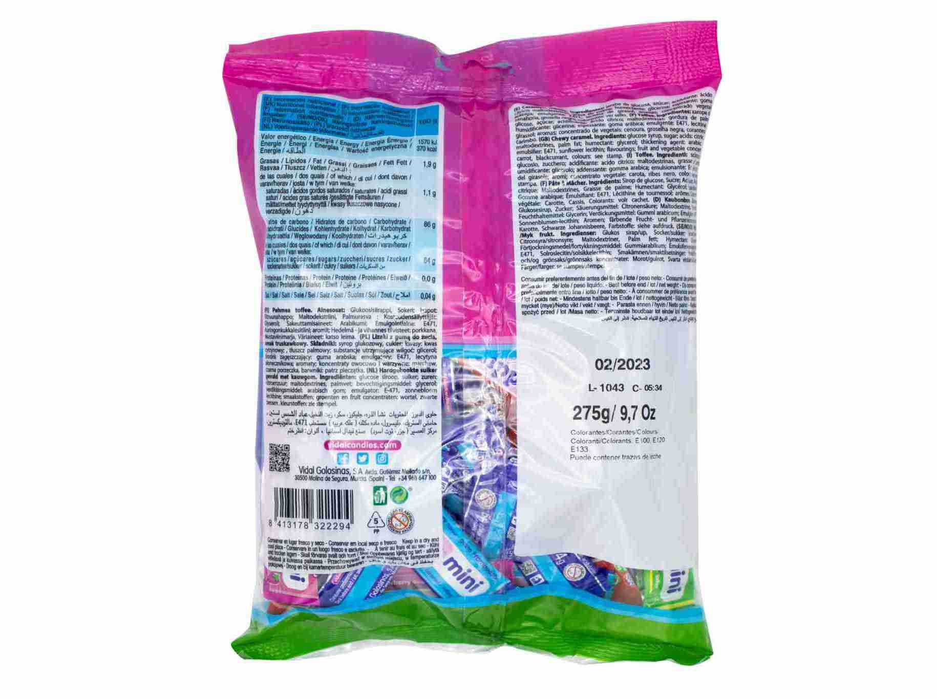 Gomas Vidal Dipper Mini 275g | Auchan