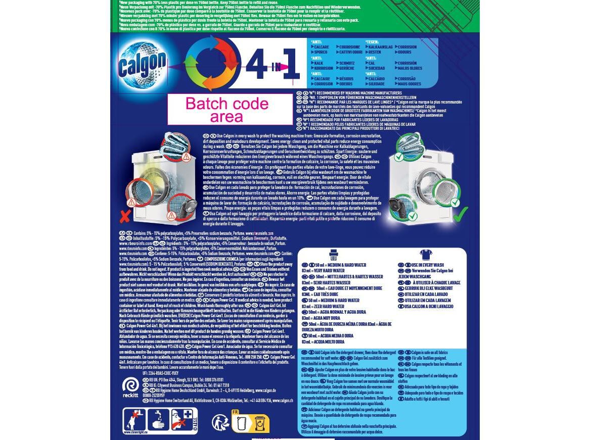Gel Anti-calcário Calgon Doypack 1.2l | Auchan