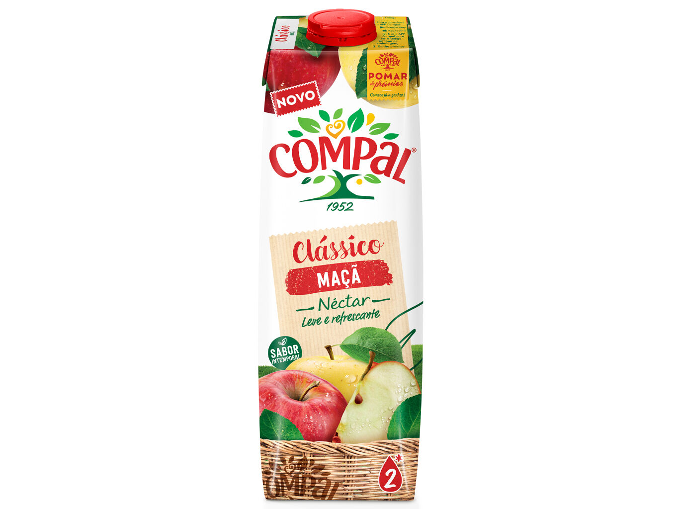 Nectar Compal Classico Maçã 1l | Auchan