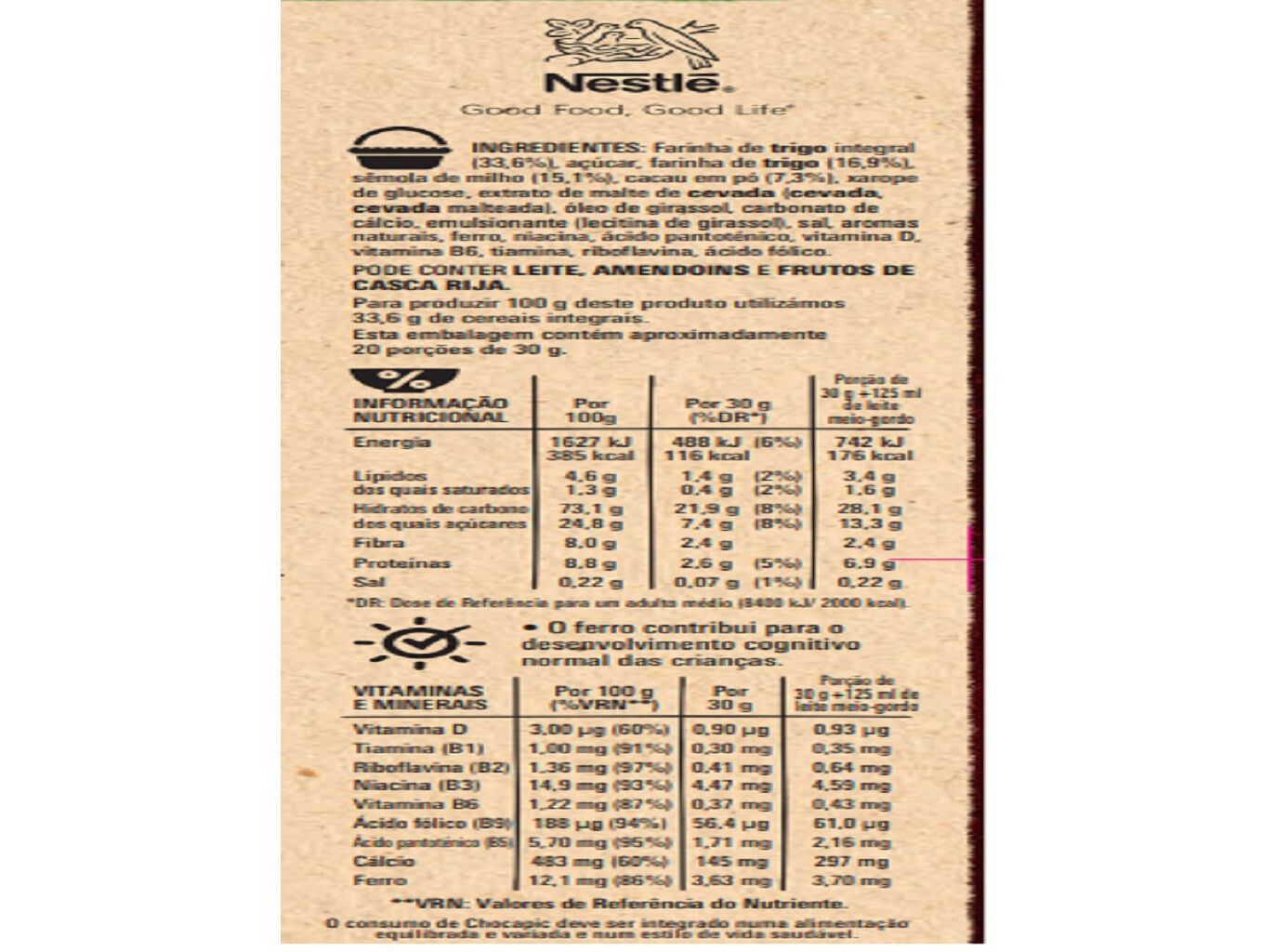 Cereais Nestlé Chocapic 625 G | Auchan