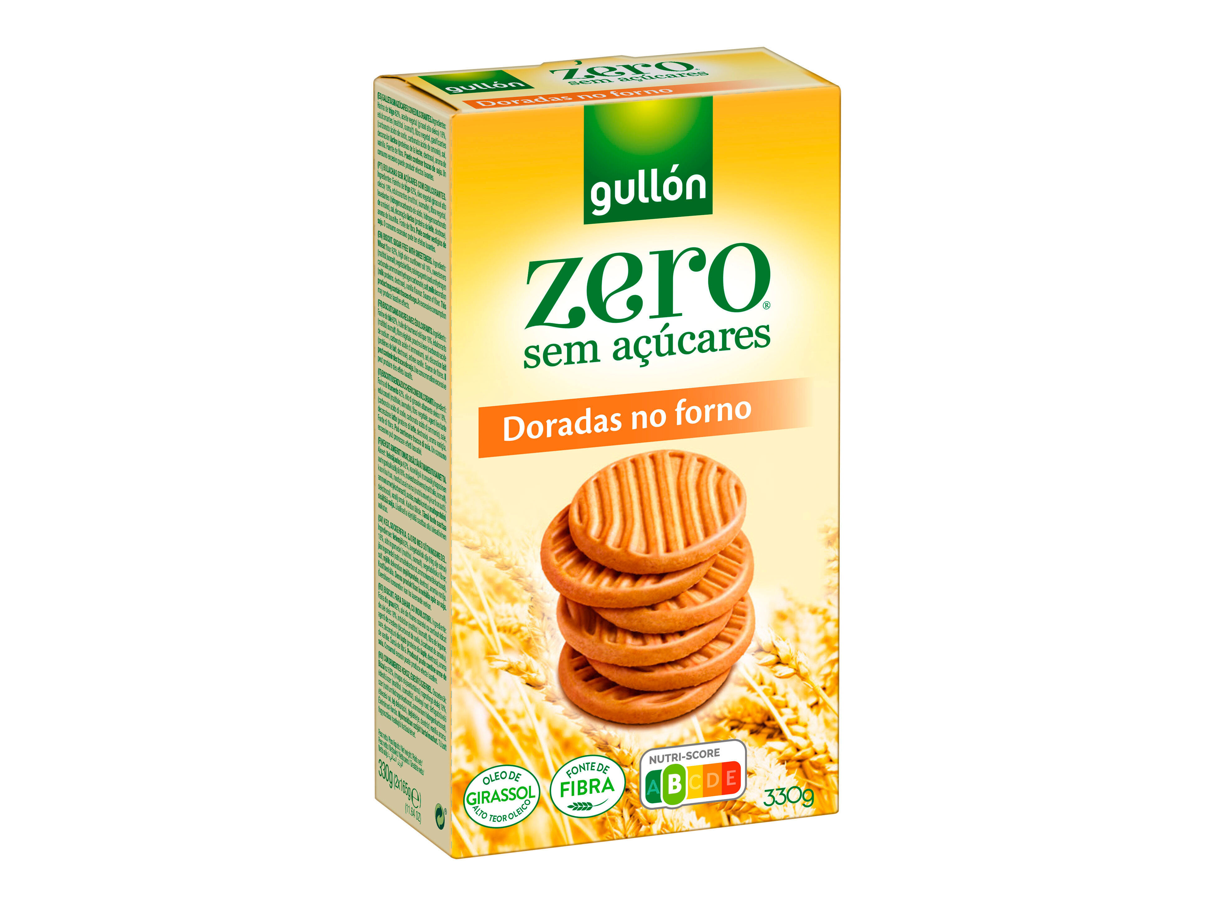Bolacha Gullon Dorada Forno Zero Sem Açúcar Linha Nature 330g | Auchan