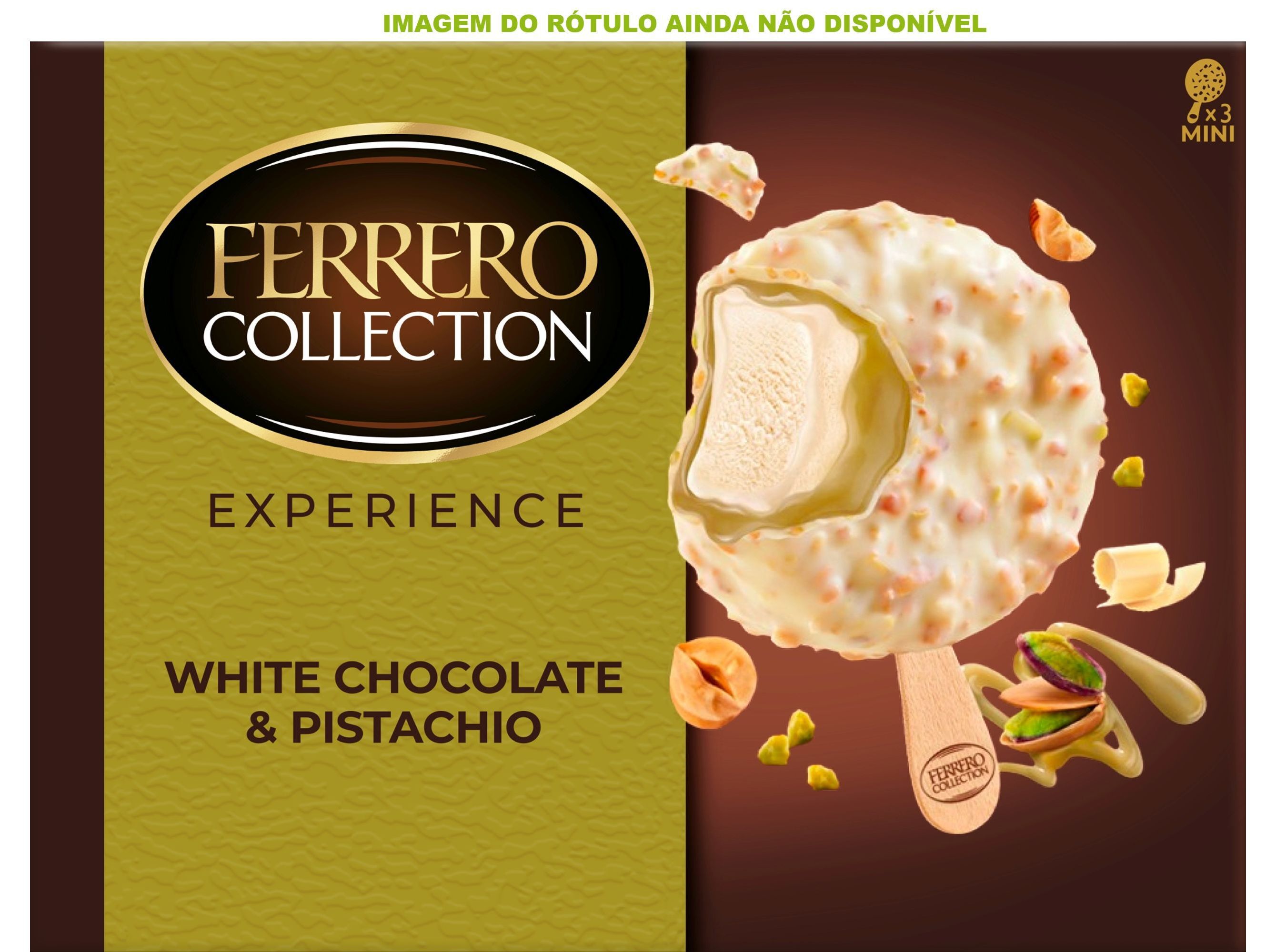 Gelado Ferrero Collection Chocolate Branco E Pistachio 3x90ml | Auchan