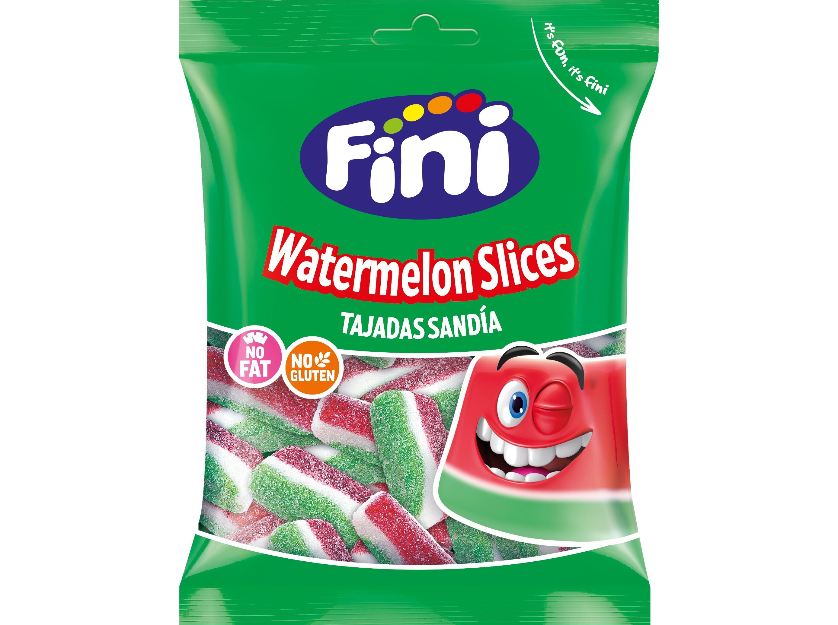 Gomas Fini Talhadas De Melancia 90g | Auchan