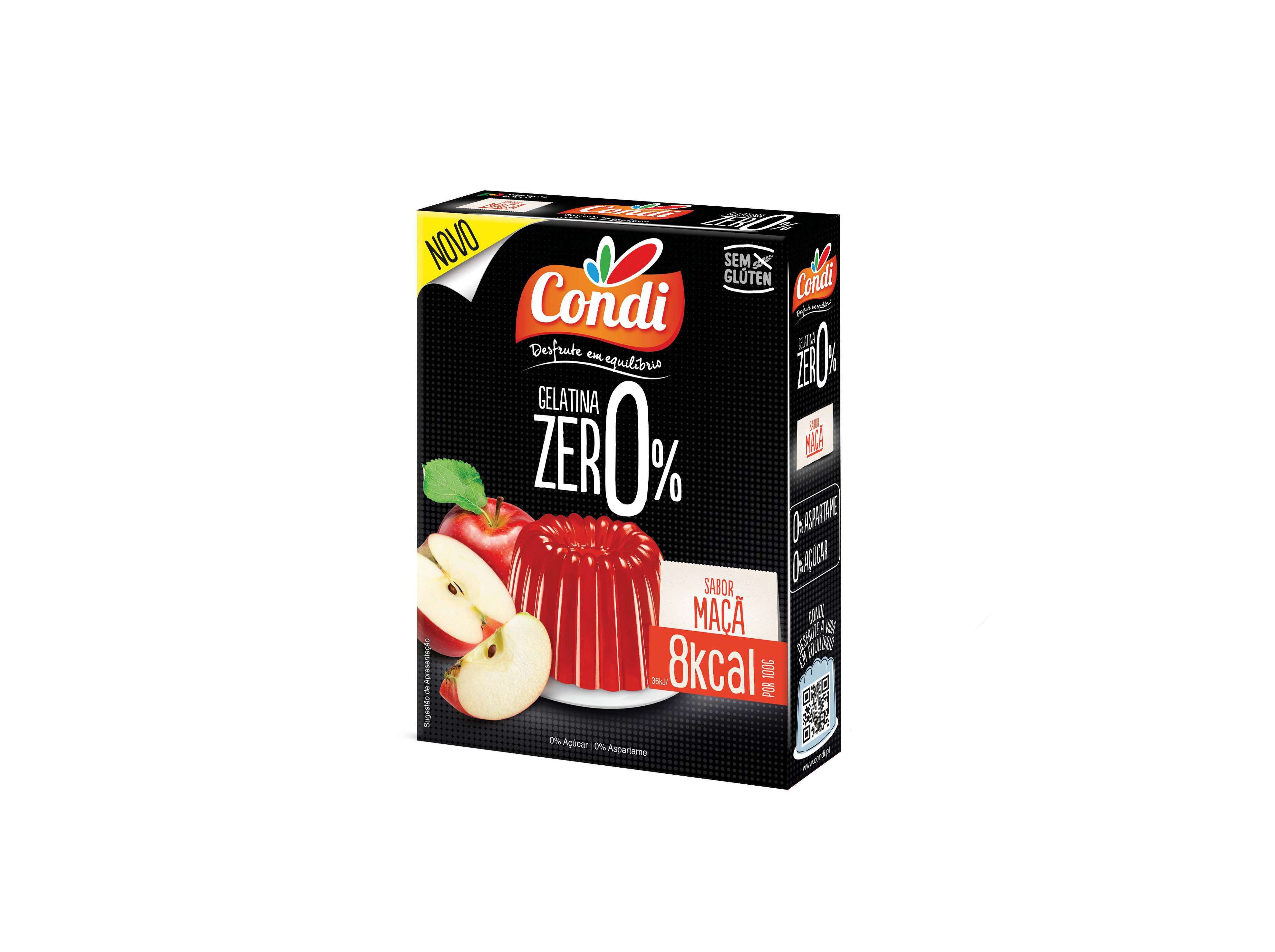 Gelatina Light Condi Zero Maçã 26g | Auchan