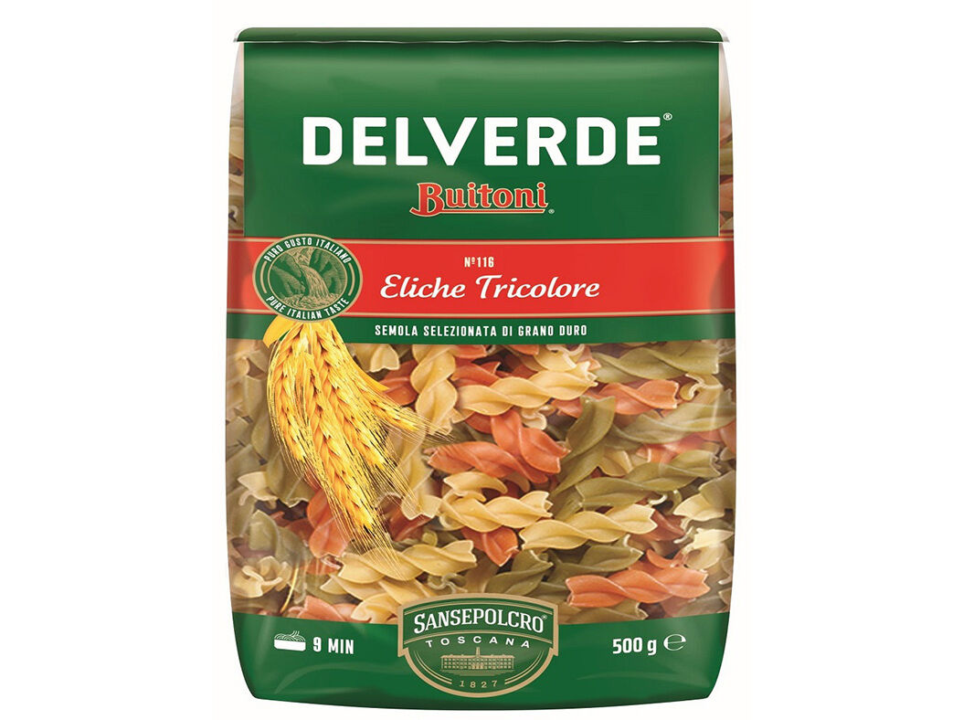 Fusilli Delverde Tricolor 500g | Auchan